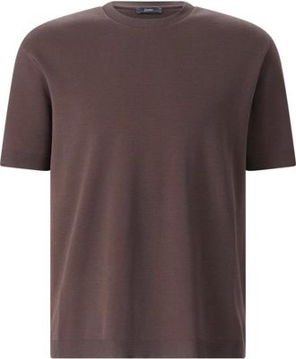 Herno Homme, Tops, Brun, Taille: 2XL T-Chemises