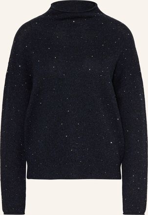 Luisa Cerano Luisa Cerano Pullover Mit Schmucksteinen blau