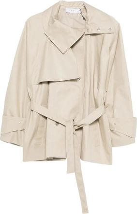 Iro Iro, Femme, Manteaux, Beige, Taille: 34 FR Ralya Trench-coat court ceintur&eacute;