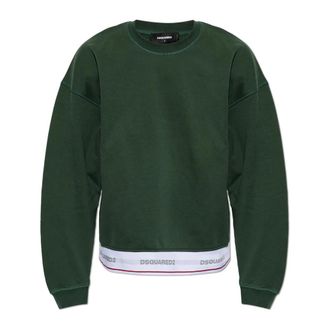 Dsquared2 Homme, Sweatshirts et sweats &agrave; capuche, Vert, Taille: 2XL SweaT-shirts & SweaT-shirts &agrave; capuche