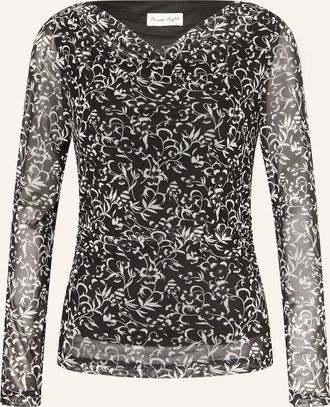 Phase Eight Longsleeve Tammy Aus Mesh schwarz