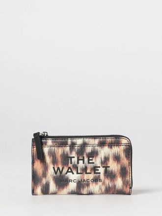 Marc Jacobs The Wallet Geldb&ouml;rse aus Kalbsleder mit Animal-Print