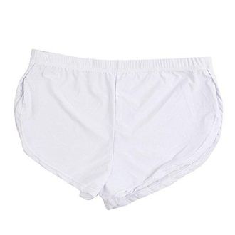 Generic Boxer en coton pour homme - Short de course l&eacute;ger et doux - Boxer court confortable en satin - Flexibilit&eacute; d&eacute;contract&eacute;e - Anti-frottements - Sous-v&ecirc;te
