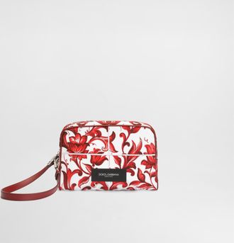 Dolce & Gabbana Handtasche Essenza Aus Popeline Mit Maiolica-print - Mann Shopper Multicolor Onesize