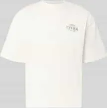 Review Regular Fit T-Shirt aus reiner Baumwolle mit r&uuml;ckseitigem Print