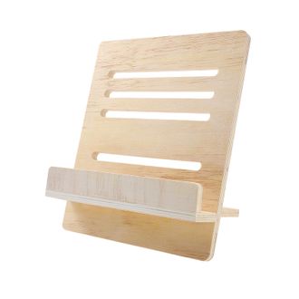 Aboofan Lagerschrank Aus Massivholz Einfacher Leseständer Für Schreibtische Faltbarer Desktop-Organizer Für Lesen Und Lernen Bequemer Neigungswinkel