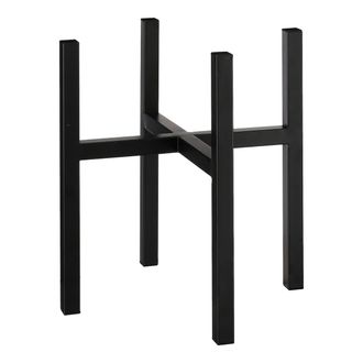 Mica Decorations Ascot XL Stand Black-l37,5 x 37,5 x 39,5 cm, Mehrfarbig, einfarbig