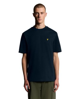 Lyle & Scott Oversized Tshirt Herren | Herren t Shirt mit Rundhalsausschnitt und Steinadlerlogo auf der Brust | XS-XXL