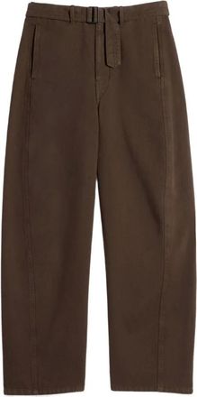 Christophe Lemaire Homme, Pantalons, Brun, Taille: XS Twisted Belted Pants