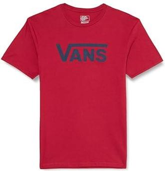 Vans Classic Drop V SS Crew Tee-B, Cardinal et Bleu Marine, M