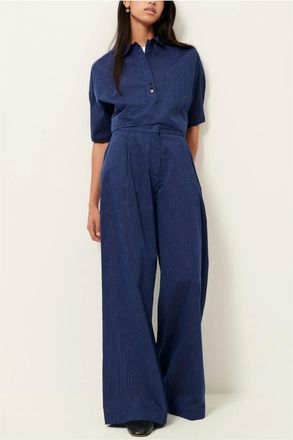 Sessun Pantalon Rayures Coton Provencia Sess&ugrave;n