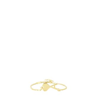 Ami unisex, Accessoires, Jaune, Taille: ONE Size Ami De Coeur Chain Bracelet