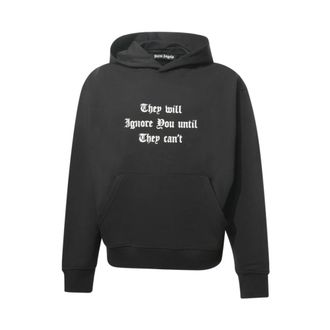 Palm Angels Homme, Sweatshirts et sweats &agrave; capuche, Noir, Taille: L Palm Angels Sweaters