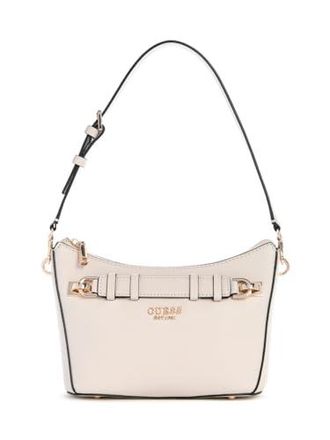 Guess Gregoria Sac &agrave; bandouli&egrave;re zipp&eacute;, blanc, Taille unique