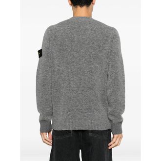 Stone Island Signature Compass Badge Sweater - Gray