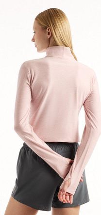 New Balance Laufshirt SPORT ESSENTIALS SPACE DYE 1/4 ZIP hochschlie&szlig;ender Kragen, mit 1/4-Rei&szlig;verschluss, Kurzarm