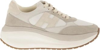 Hogan Femme, Chaussures, Beige, Taille: 37 1/2 EU Baskets Interactives