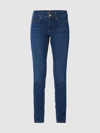 M.A.C High Rise Skinny Fit Jeans mit Kontrastn&auml;hten