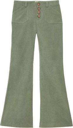 Ines De La Fressange Femme, Pantalons, Vert, Taille: 40 FR Charlotte Pantalons