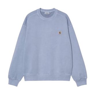 Carhartt Work in Progress Homme, Sweatshirts et sweats &agrave; capuche, Bleu, Taille: S Nelson SweaT-shirt