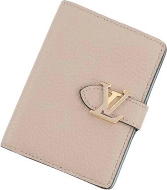 Louis Vuitton Portefeuille bi-pli Pre-owned en Taurillon - Femme - Pre-owned - Beige - Taille: ONE Size