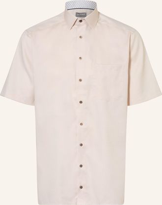 Olymp Kurzarm-Hemd Luxor Comfort Fit beige