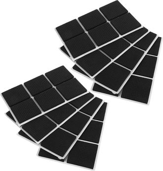 Angoily 72 Stück Teiliges Möbel-Pads rutschfeste Selbstklebende Stuhlbeinschoner aus Strapazierfähigem Kratzfest Geräuschdämpfend Bodenschutz für Fliesenböden