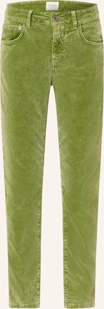 Closed Closed 7/8-Hose Baker Aus Samt gruen