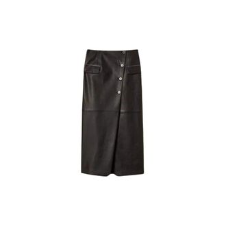 Twinset Langer Wickelrock - - Skirts - Damen - Schwarzk - XS
