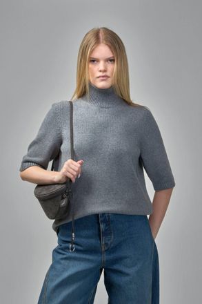 Alaia Loose Jumper SS Mohair Sweater