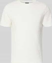 A|X Armani Exchange T-Shirt mit Logo-Muster und Rundhalsausschnitt