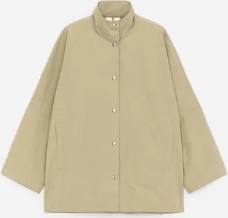 Arket Shell-Jacke Mit Oversize-Passform -Beige