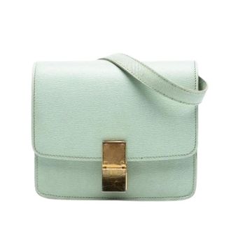 Celine Sac bandouli&egrave;re Classic Box Pre-owned - Femme - Pre-owned - Vert - Taille: ONE Size