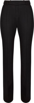 Nina Ricci Femme, Pantalons, Noir, Taille: 34 FR Pantalon Droit en Laine