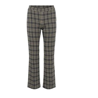 Part Two Karierte Hose mit Easy-Fit Taille - - Trousers - Damen - Blau - S