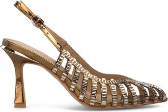 Alma En Pena Alma EN Pena, Femme, Chaussures, Jaune, Taille: 38 EU Escarpin Pointu en Maille