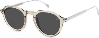 Eyewear by David Beckham Homme, Accessoires, Brun, Taille: 49 MM Lunettes de soleil rondes