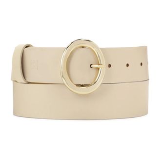 Kazar Femme, Accessoires, Beige, Taille: 80 CM Large bracelet en cuir de couleur cr&egrave;me