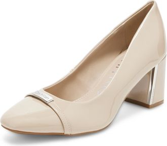 Calvin Klein Damen Unesta Pumps, Beige, 38 EU