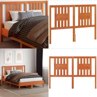 vidaXL Vidaxl - Kopfteil Wachsbraun 140 cm Massivholz Kiefer - Bettenkopfteil - Holzkopfteil - Kiefernholzkopfteil - Massiver Kopfteil - Kopfteil Braun