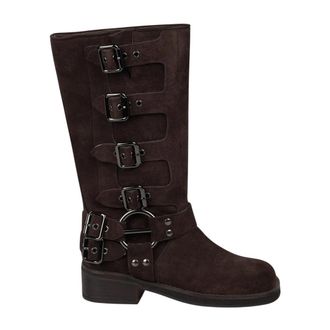 Alma En Pena Biker-G&uuml;rtelschnallen - - Shoes - Damen - Braun - 40 EU