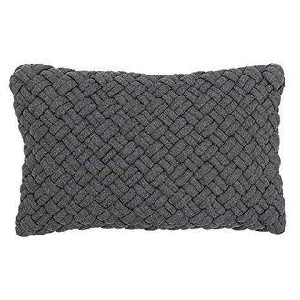 Riva Paoletti Kriss Quilted 30X50 C/CASE Char, Baumwolle, Holzkohle, 30x50cm