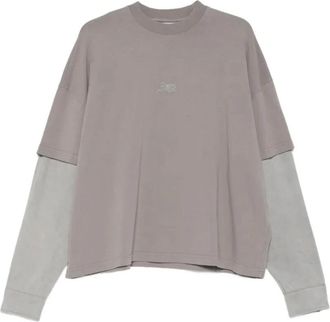 BONSAI Homme, Tops, Gris, Taille: L T-Shirt &agrave; Manches Baseball