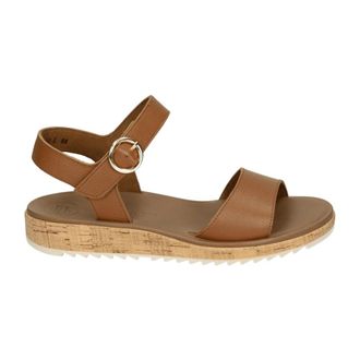 Paul Green Sportliche Sandalen aus Cognac-Leder - - Shoes - Damen - Braun - 38 EU