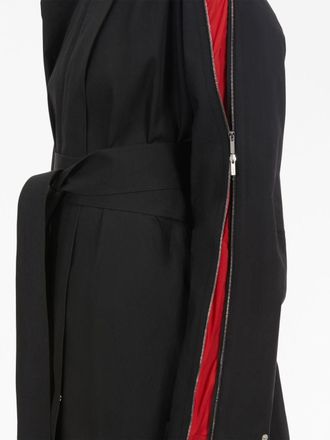 Ferragamo Cotton Belted Trench Coat - Black