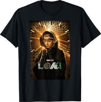 MARVEL Loki Sylvie Disney+ Character Poster T-Shirt
