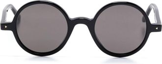Bally Sonnenbrille mit rundem Gestell - Schwarz