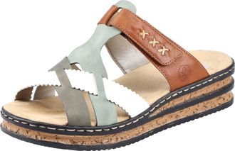 Rieker Damen 62989 Pantoletten, Bunt, 42 EU