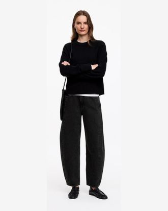 Arket BLOOM Barrel Jeans -Schwarz
