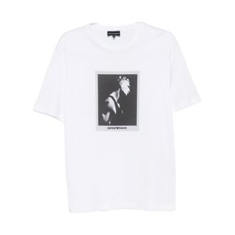 Emporio Armani Homme, Tops, Blanc, Taille: L T-shirts et Polos Emporio Armani Capsule Blanc